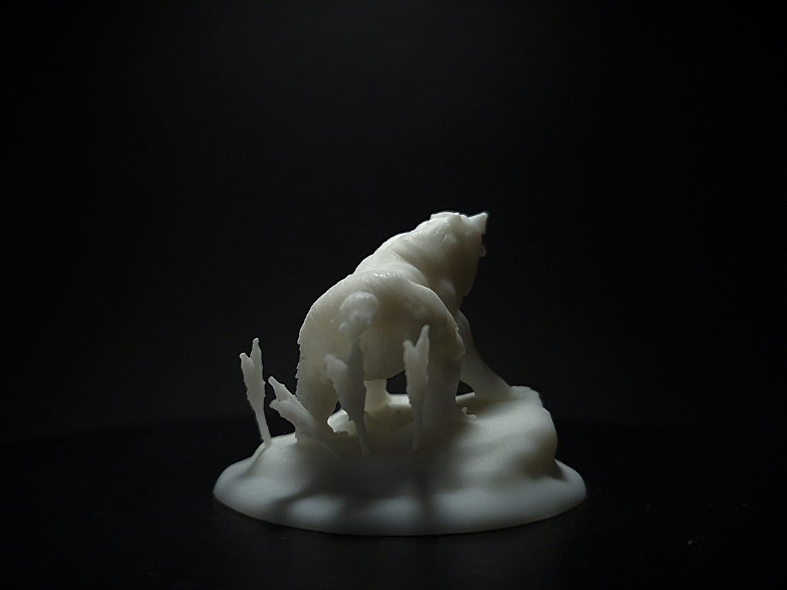 Miniature Grizzly Bear: Perfect for D&D, Pathfinder, and Collectors - Etsy