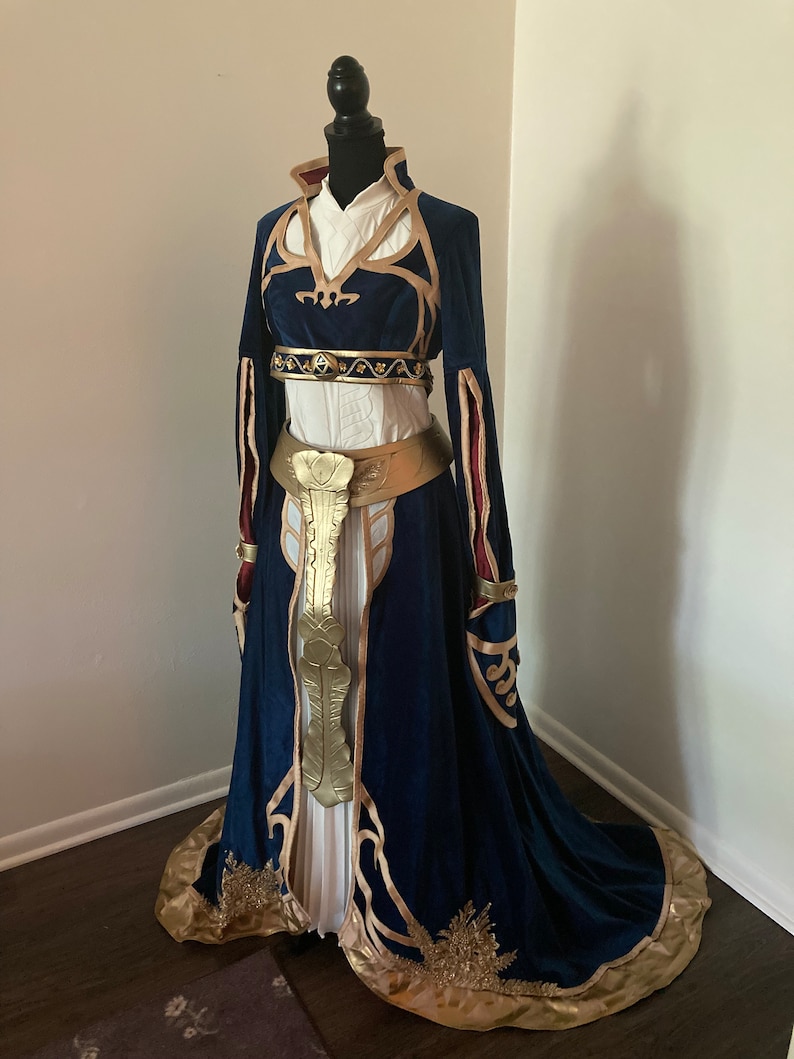 Bespoke Zelda: Breath of the Wild Princess Zelda Royal Dress Costume - Etsy