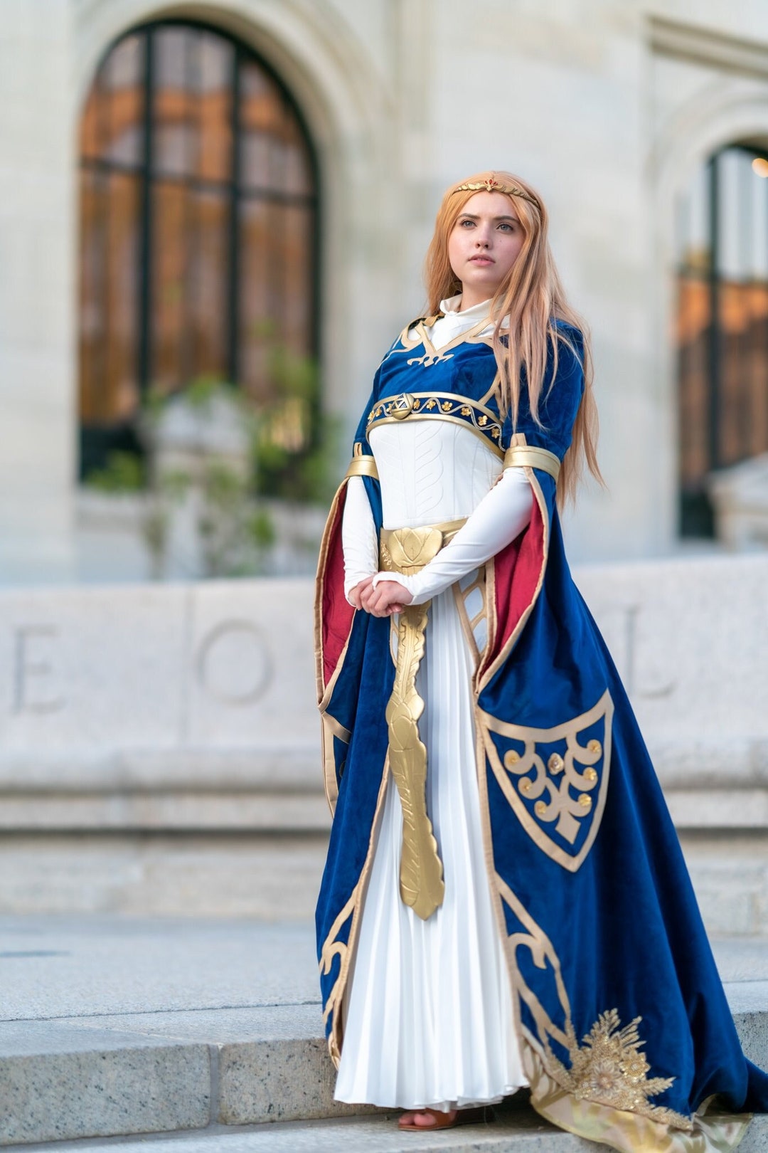 Bespoke Zelda: Breath of the Wild Princess Zelda Royal Dress Costume - Etsy