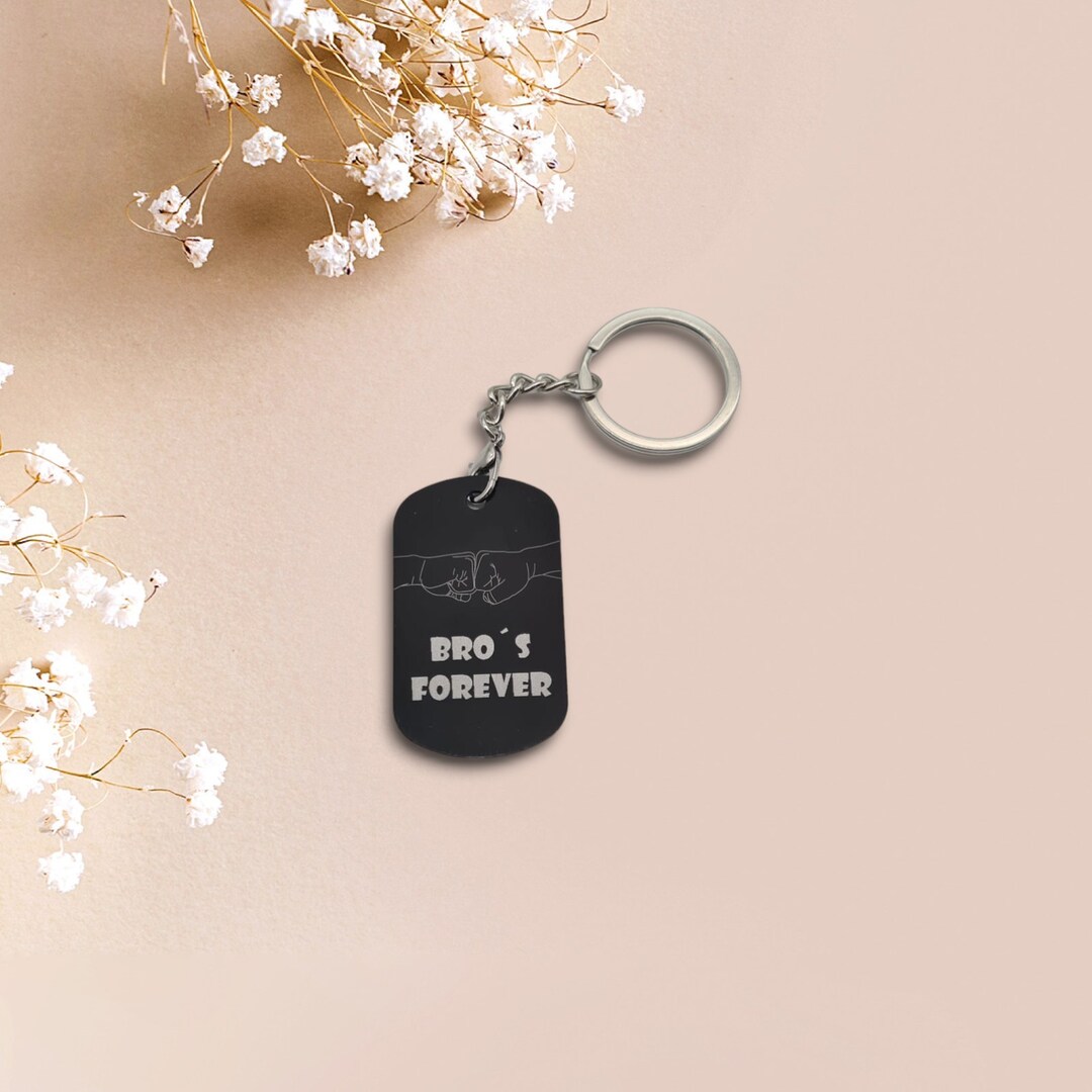 Best Friends Bro Forever, Eternal Friendship Keychain as a Gift ...
