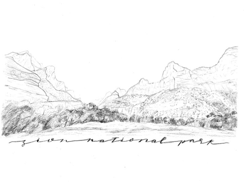 Zion National Park - Etsy