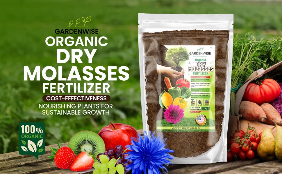 GARDENWISE Organic Molasses for Plants; Horticultural Molasses - Ideal ...
