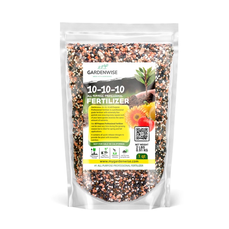 Gardenwise 10-10-10 All-purpose Professional Fertilizer Plant Food for ...