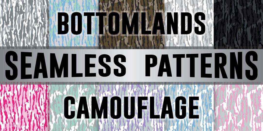 Bottomland Camo 18 PNG Seamless Patterns Textures / High Quality ...