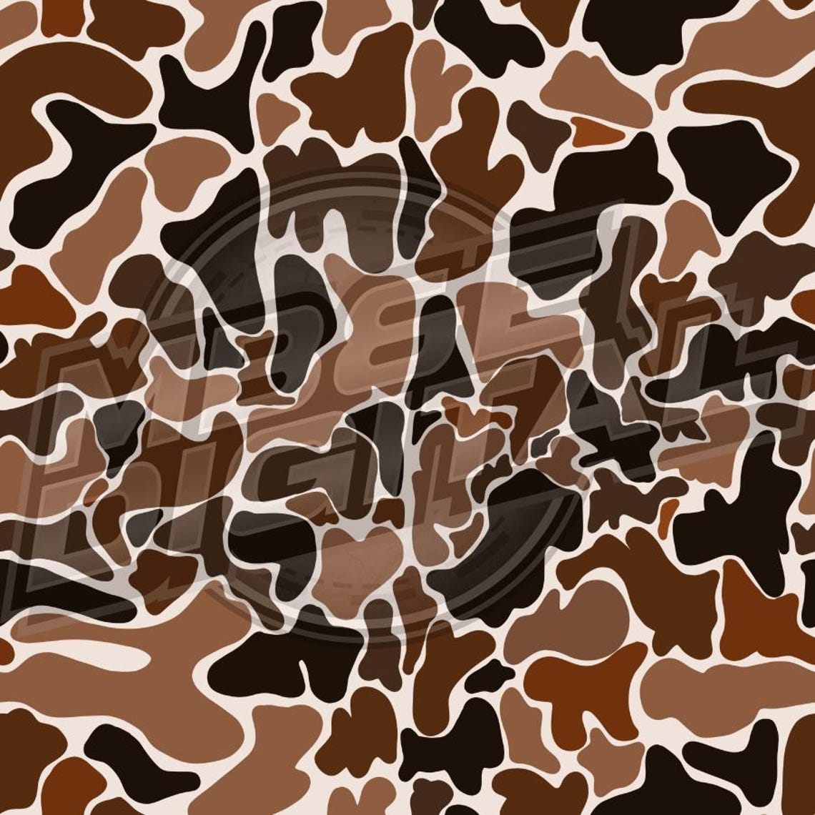 Vintage Duck Camo PNG Seamless Patterns Textures / High Quality ...