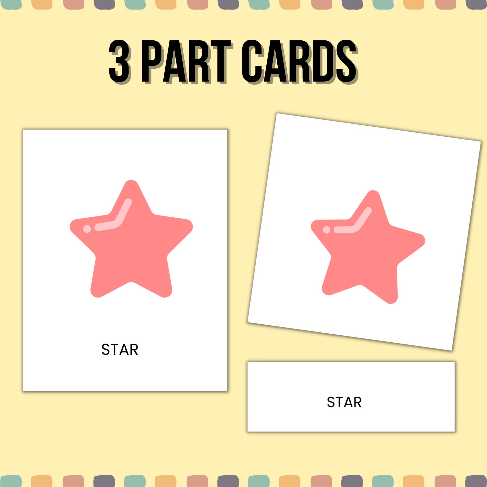 15 Shapes Flashcards Printable Flashcards Geometric Shapes Montessori ...
