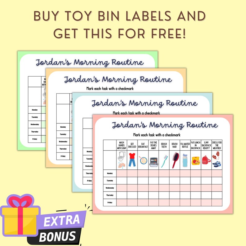 Toy Bin Labels Toy Bin Storage Labels Kids Toy Labels Playroom ...