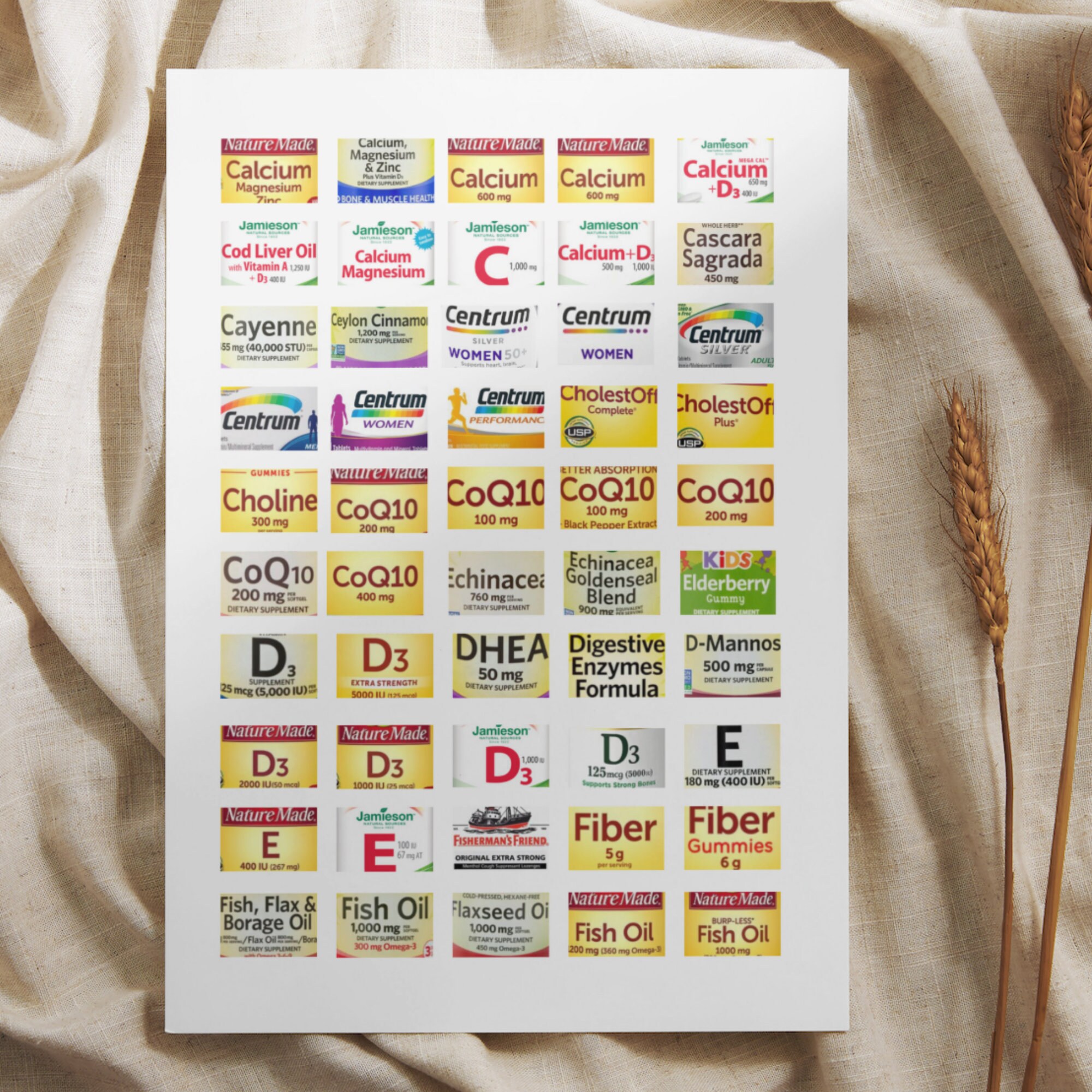 650 Pocket Pharmacy Labels Pill Label Sticker Pill Organizer Labels ...