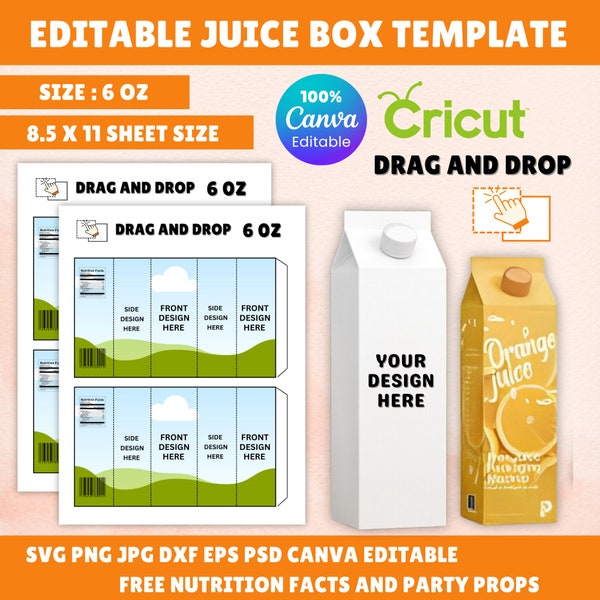 Juice Box Wrapper - Etsy