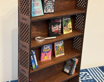 Miniature Bookcase Svg File, Miniature Bookshelves Svg File, - Etsy