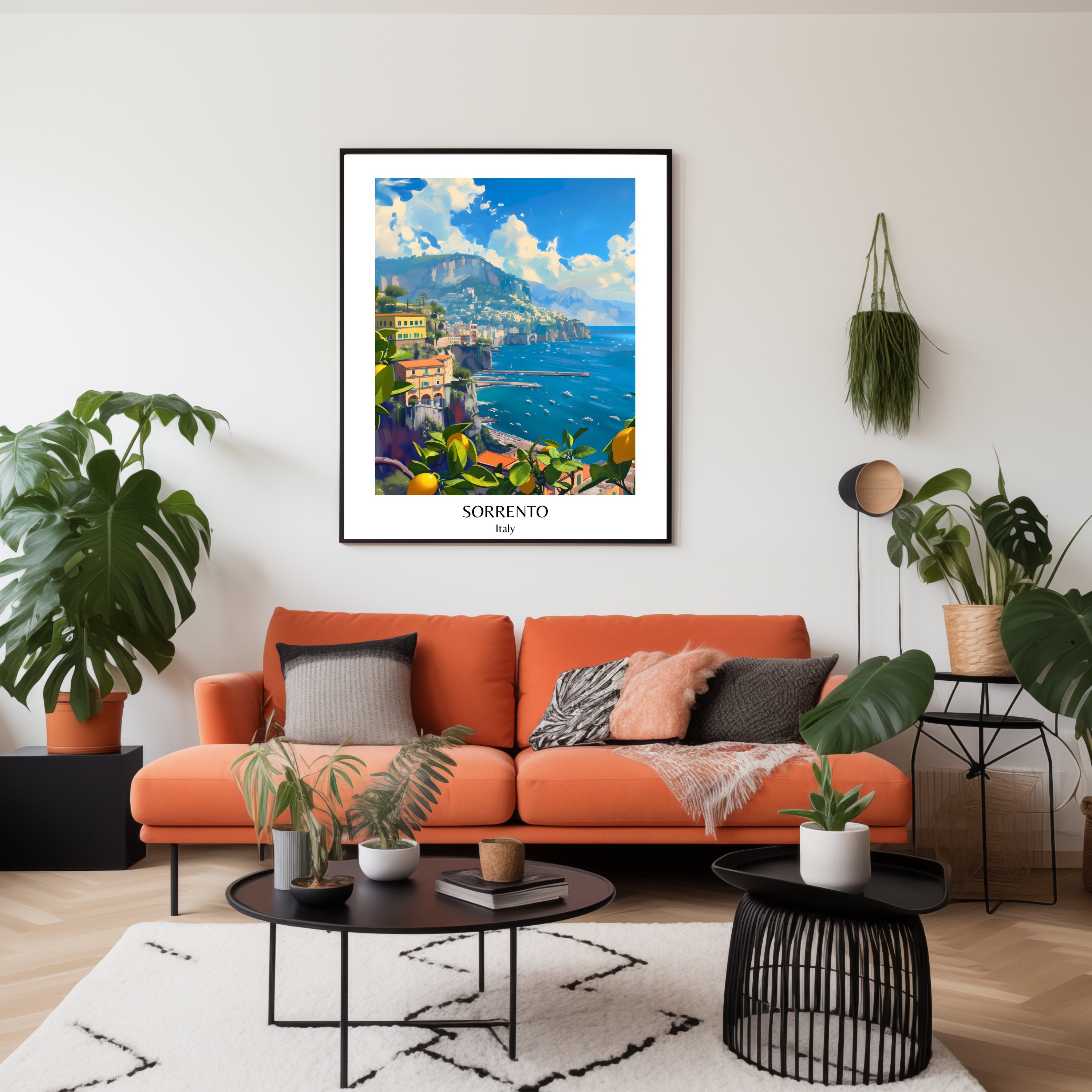 Sorrento Poster Italy Lifestyle Poster Sorrento Italy Print Sea Gift ...