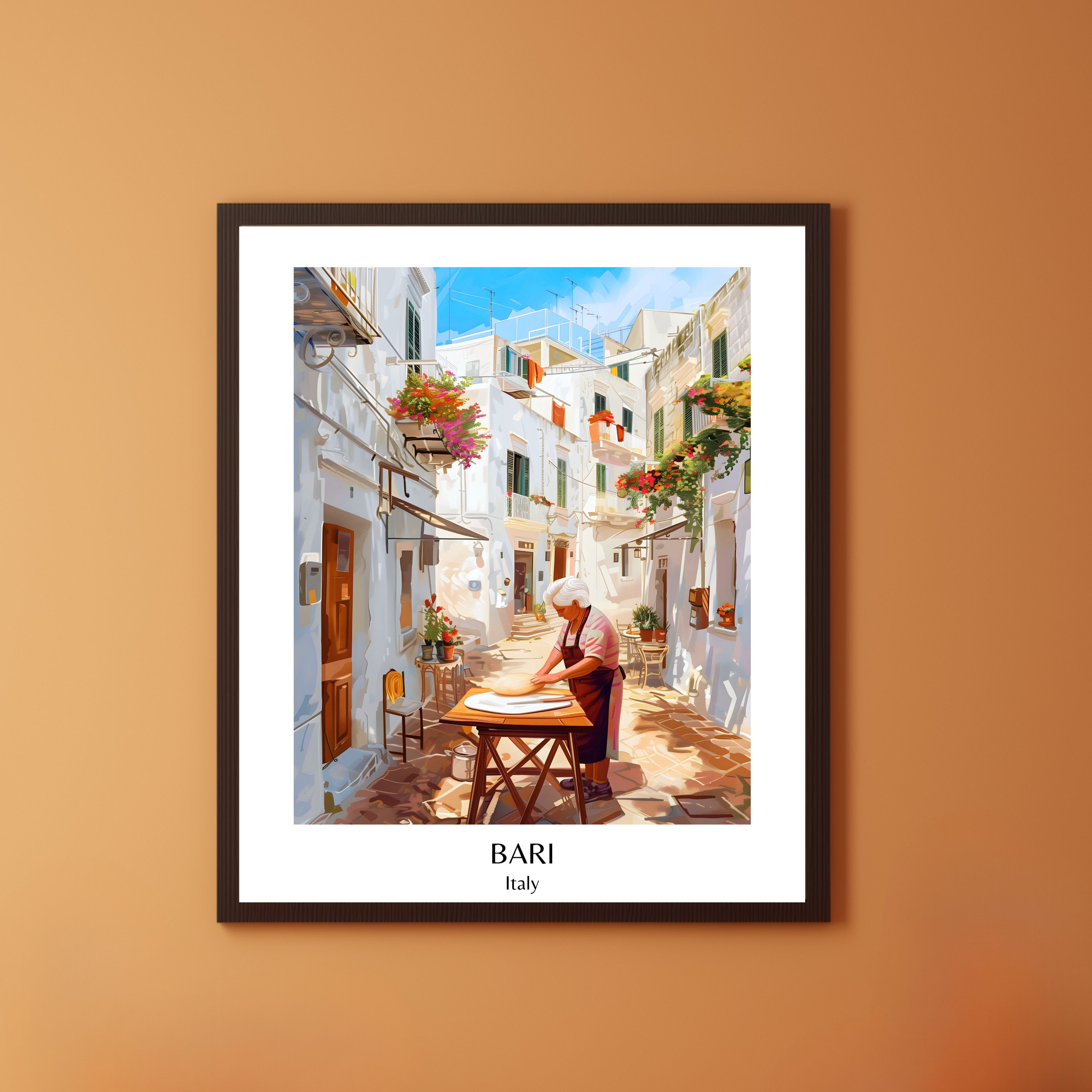 Bari Poster Italy Lifestyle Poster Bari Apulia Poster Apulia Bari ...