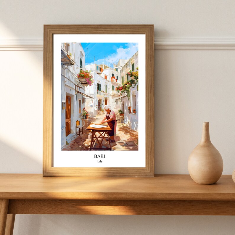 Bari Poster Italy Lifestyle Poster Bari Apulia Poster Apulia Bari ...