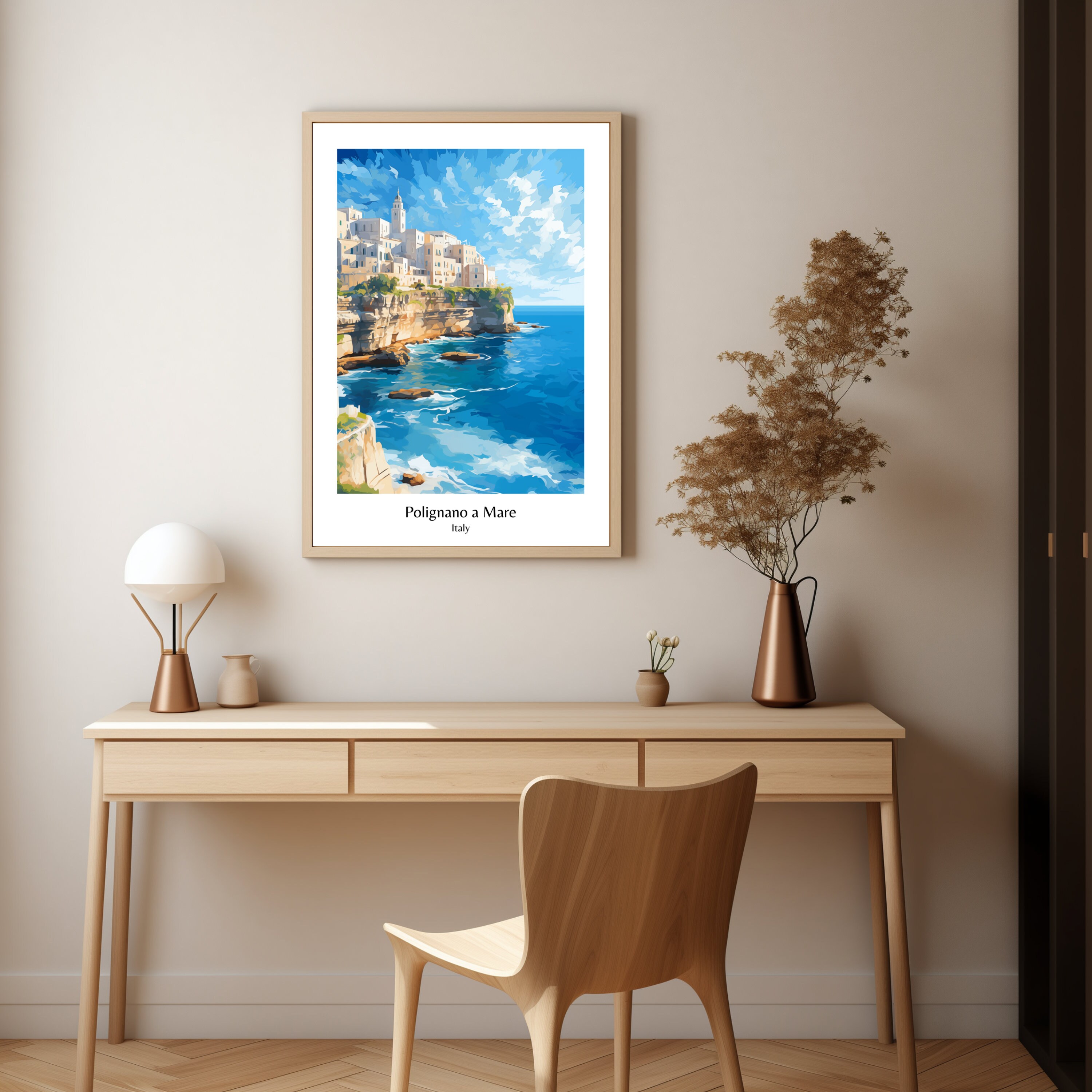 Polignano a Mare Poster Italy Lifestyle Poster Apulia Italy Travel ...