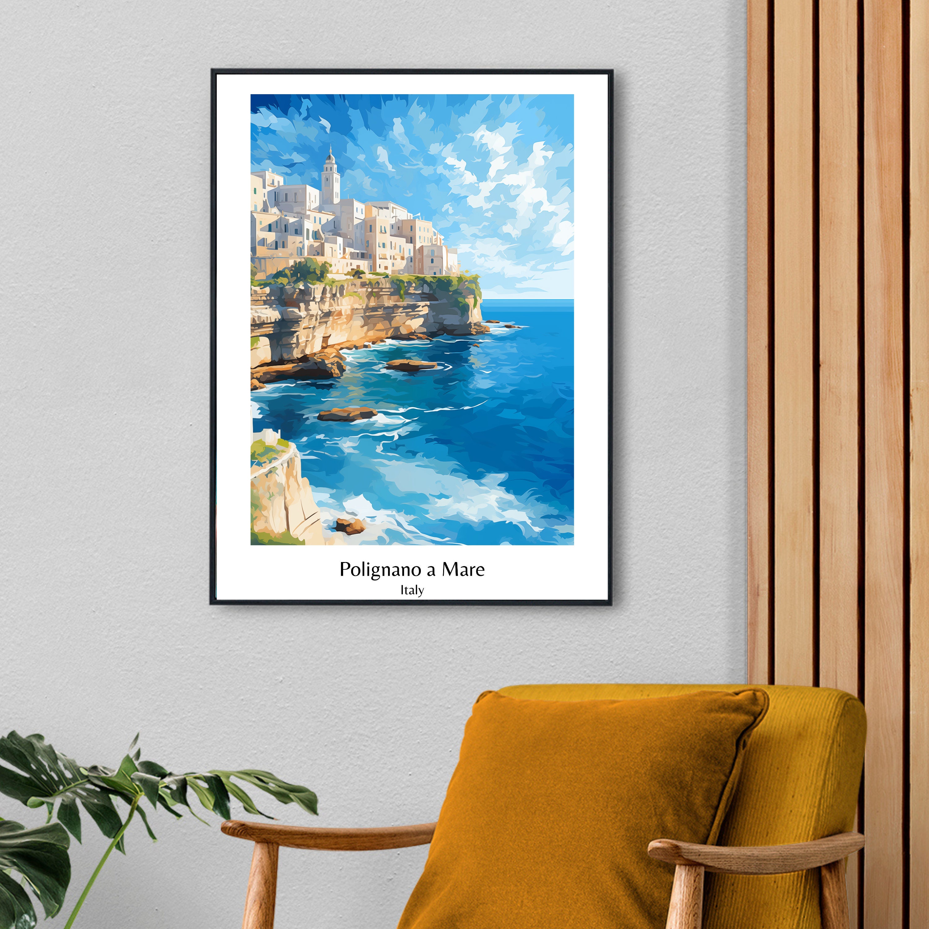 Polignano a Mare Poster Italy Lifestyle Poster Apulia Italy Travel ...