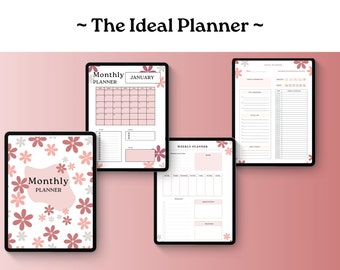 2024 Floral Planner - Etsy