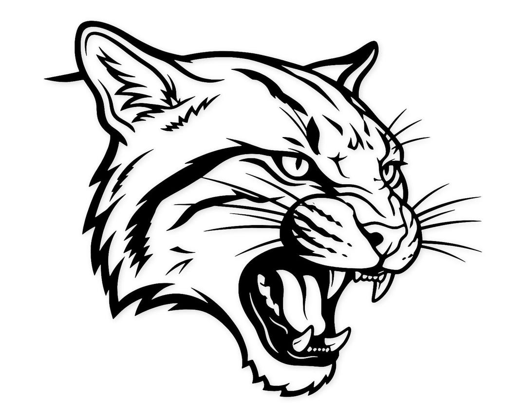 Wildcat Growl Svg Png: Cut Ready Digital Design for Cricut Silhouette ...