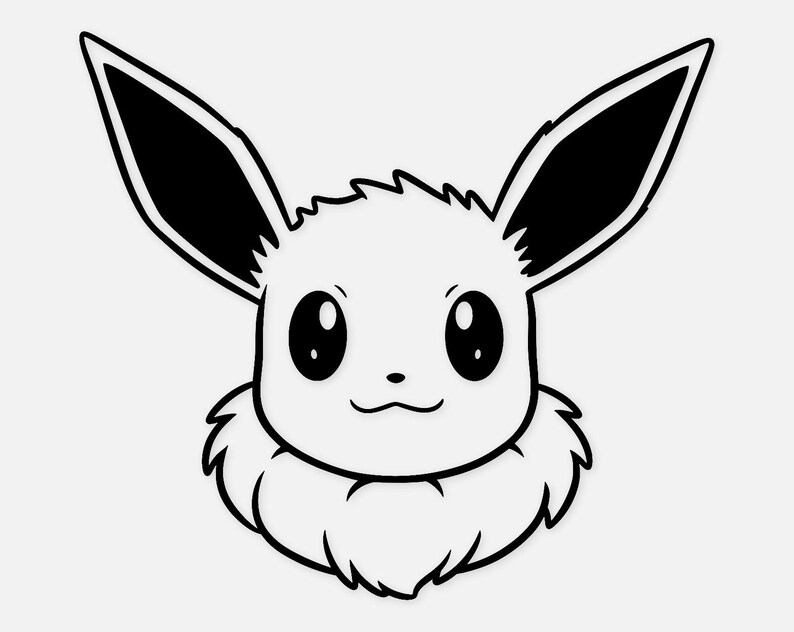 Eevee Emoji Svg Png: Cute Design for Stickers and T-shirts - Etsy Australia