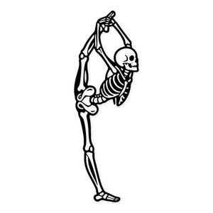 Skeleton Stretching Svg Png: Minimalist Design for Yoga Enthusiasts - Etsy