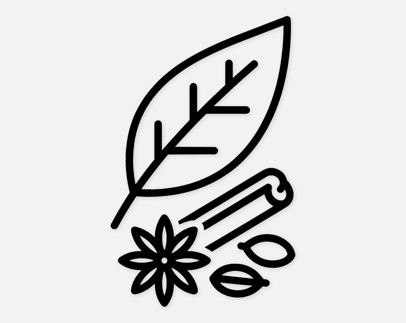 Chai Leaf Icon Svg Png: Cut Ready Digital Design for Cricut Silhouette ...