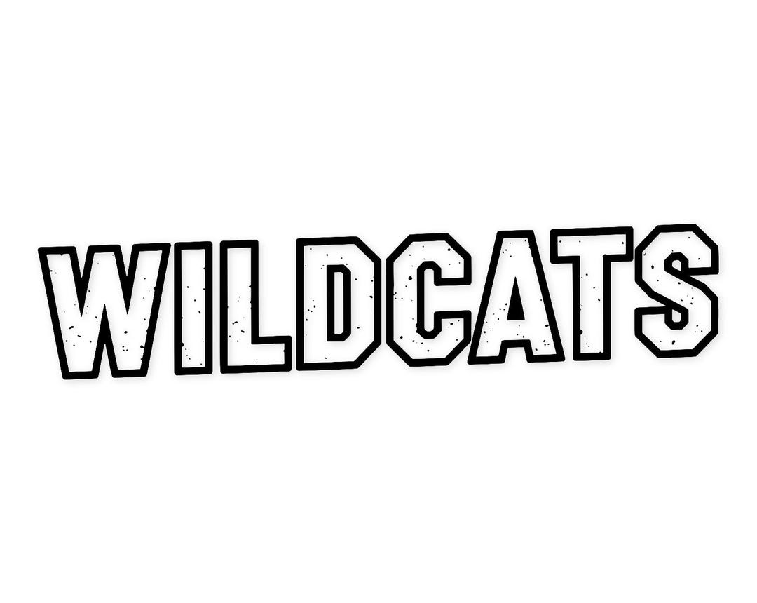 Wildcats Banner Svg Png: Bold High Contrast Design for Cricut - Etsy