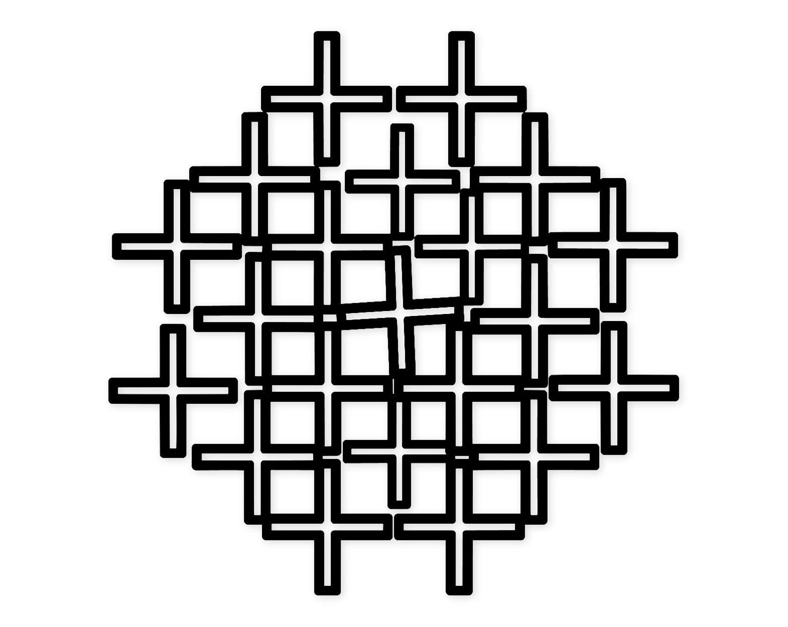 Interlocking Cross Grid Svg Png: Bold Design for Crafting Projects - Etsy