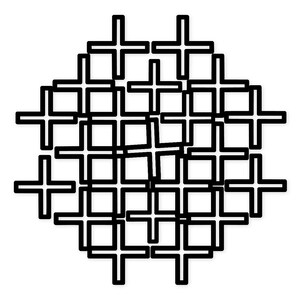 Interlocking Cross Grid Svg Png: Bold Design for Crafting Projects - Etsy