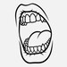 Mouth Wide Open Svg Png: Cut Ready Digital Design for Cricut Silhouette ...