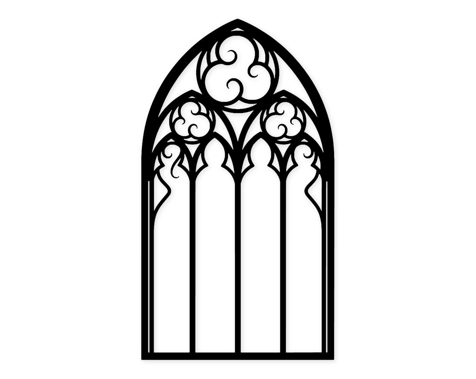 Victorian Window Frame Svg Png: Bold Design for Cricut Projects - Etsy