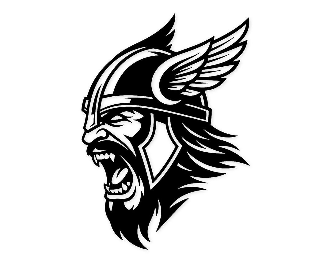 Viking Warrior Scream Svg Png: Cut Ready Digital Design for Cricut ...