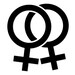 Interlocking Venus Symbols Svg Png: Bold Geometric Design for Crafting ...