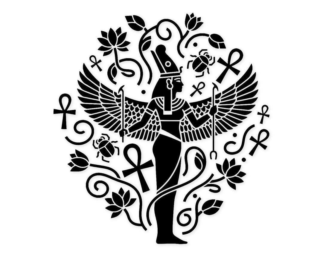 Isis Svg Png: Bold Symbols for Craft Projects - Etsy