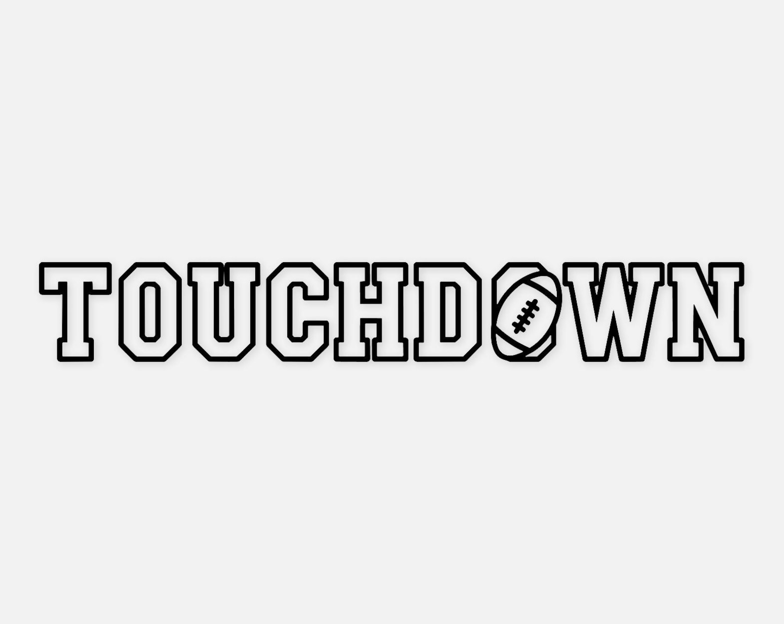 Touchdown Banner Svg Png: Bold Design for Sports Enthusiasts - Etsy