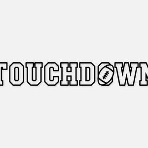 Touchdown Banner Svg Png: Bold Design for Sports Enthusiasts - Etsy