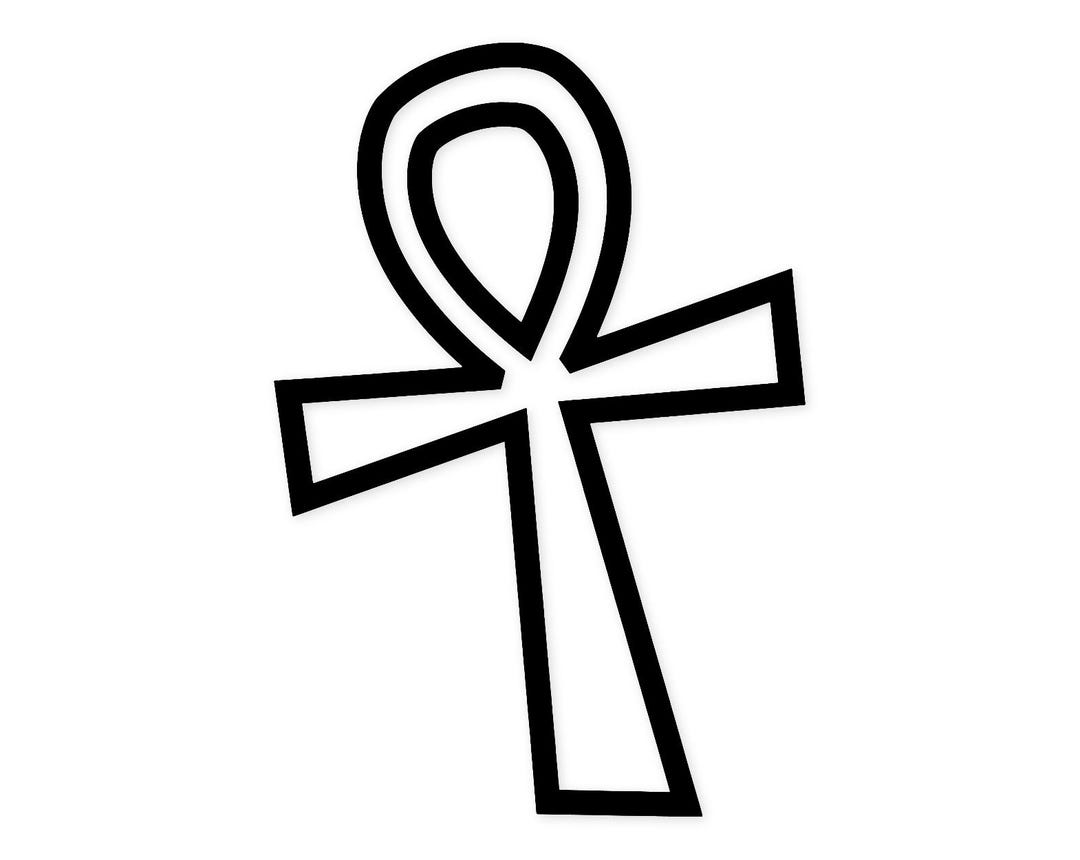 Ankh Symbol Svg Png: Bold Outline Digital Design for T-shirts - Etsy Canada