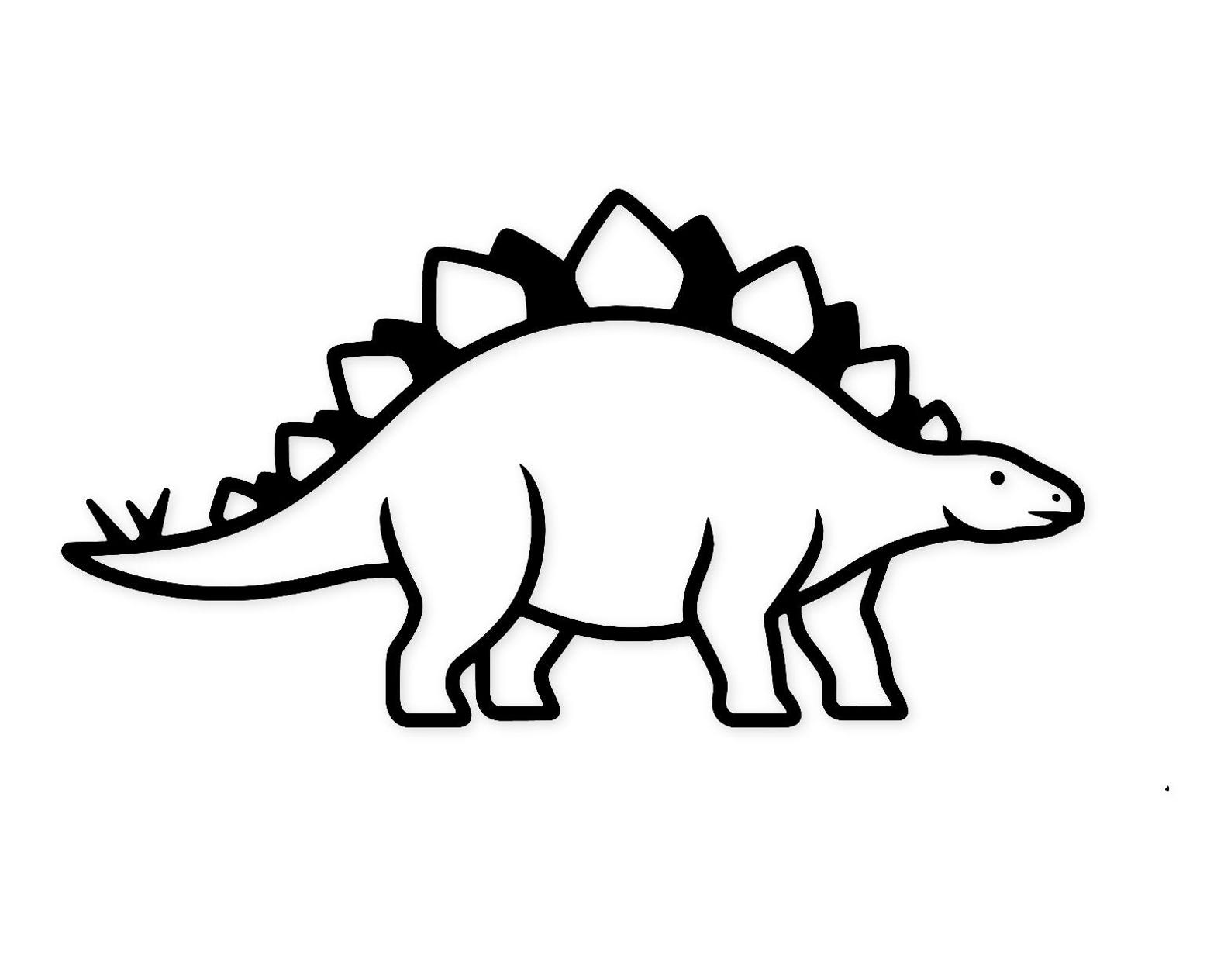 Stegosaurus Icon Svg Png: Minimalist Design for Kids T-shirts - Etsy