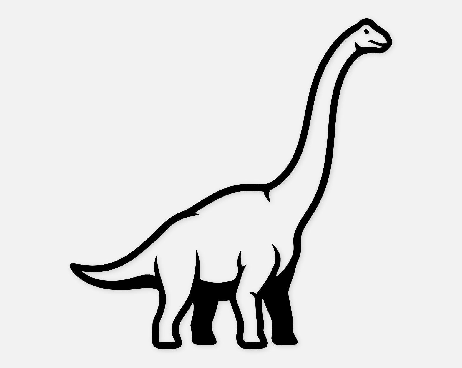 Brachiosaurus Icon Svg Png: Cut Ready Digital Design for Cricut ...