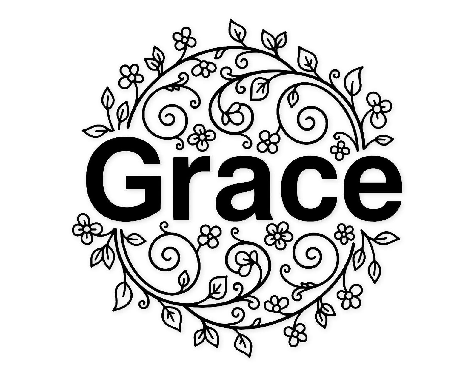 Graceful Typography Svg Png: Cut Ready Digital Design for Cricut ...