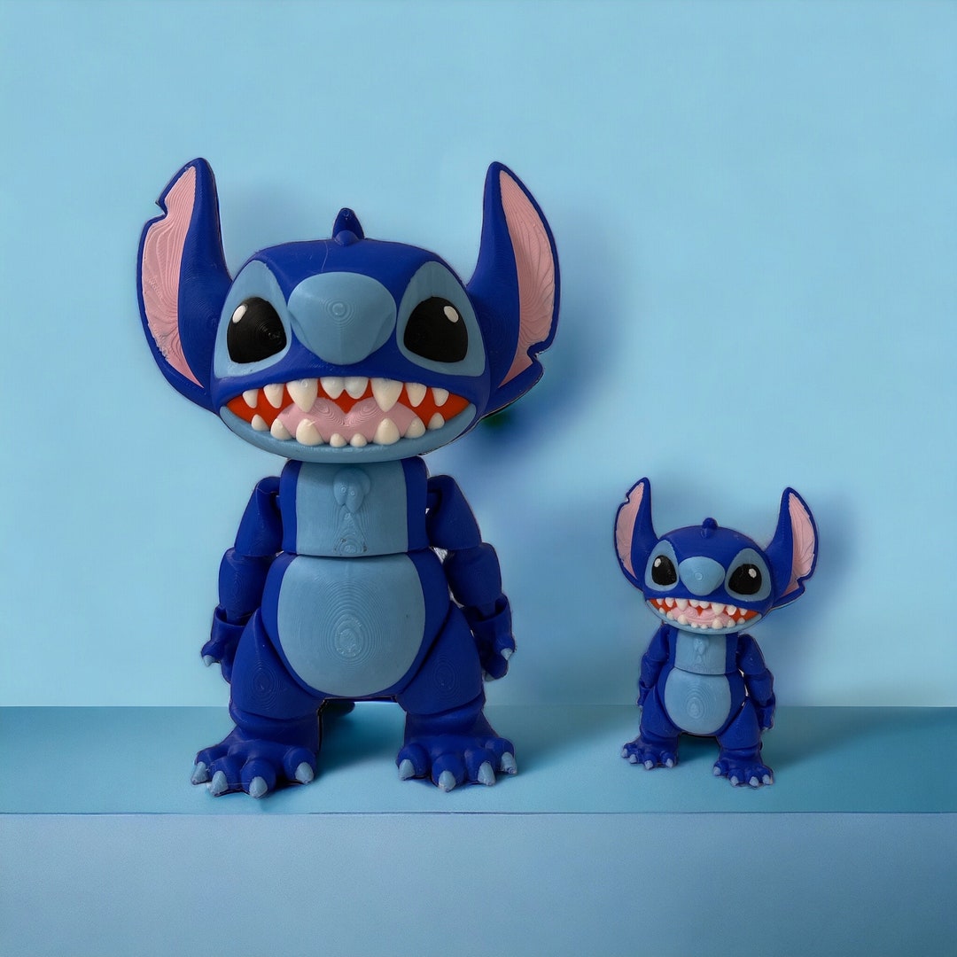 Flexi Figure Stitch Fan Art 3D Print Multi Color Different Sizes - Etsy