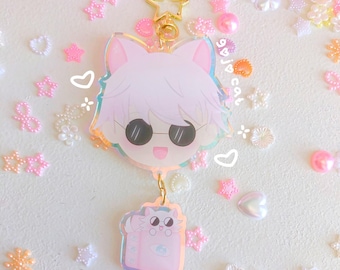 Gojo Acrylic Keychain, Gojo Satoru, Jujutsu Kaisen, Anime Gift, Anime ...