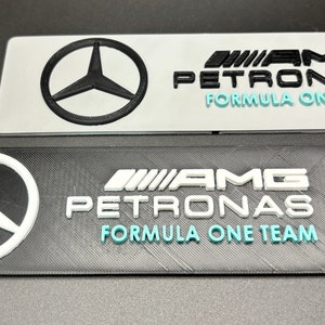 Race-inspired F1 Team Decor - Easy Mount 3D Plaques - Perfect Gift for ...