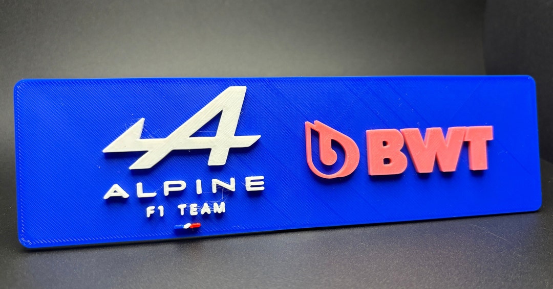 Race-inspired F1 Team Decor Easy Mount 3D Plaques Perfect Gift for ...