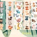 25 Cute Animals Bookmark Designs, Bookmark Set JPG, Printable Friend ...
