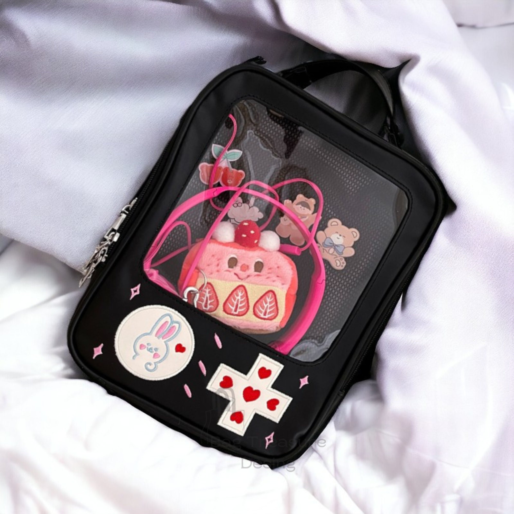 Gaming Itabag Crossbody Pin Collection Display Bag Japanese Waist Fanny ...