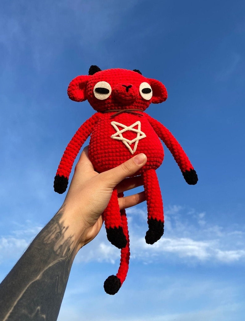 Demon - Crochet Pattern. Baphomet, Devil, Lucifer - Etsy