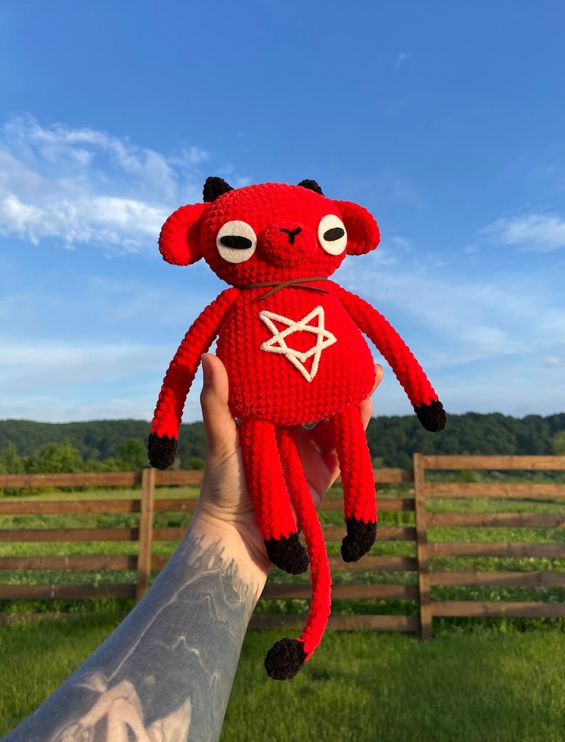 Demon - Crochet Pattern. Baphomet, Devil, Lucifer - Etsy