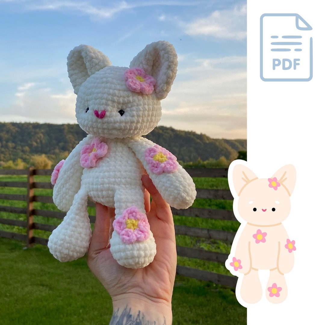 Flower Cat Crochet Pattern. - Etsy