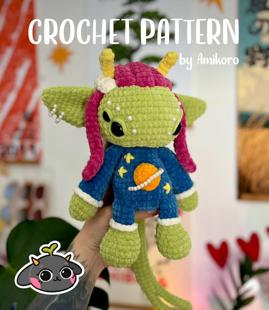 Stranger From Star Space - Crochet Pattern - Etsy