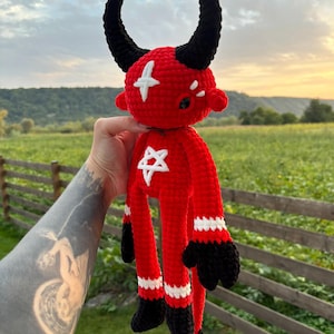 Big Demon - Crochet Pattern. Devil, Lucifer - Etsy