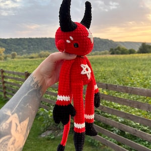 Big Demon - Crochet Pattern. Devil, Lucifer - Etsy